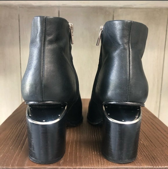Alexander Wang | Shoes | Alexander Wang Gabi Booties Silver Tone | Poshmark